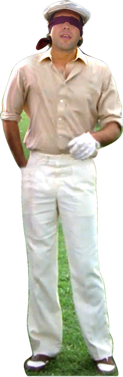 CHEVY CHASE CADDYSHACK BLIND FOLDED TY WEBB 76" TALL CARDBOARD CUTOUT ...