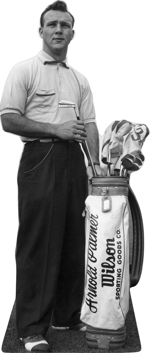 ARNOLD PALMER - GOLF LEGEND - 72" TALL LIFE SIZE CARDBOARD CUTOUT STAN ...