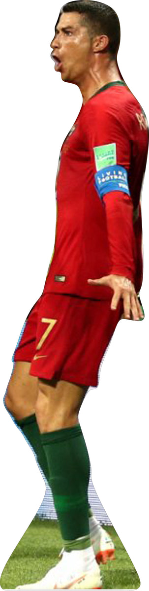 CHRISTIANO RENALDO- WORLD CUP 2018 - 73" TALL- LIFE SIZE CARDBOARD CUT ...