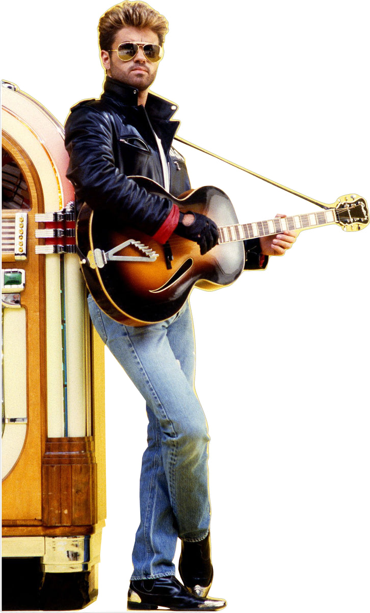 GEORGE MICHAEL - JUKE BOX - GUITAR -80's-2016 - 72" TALL LIFE SIZE CAR ...