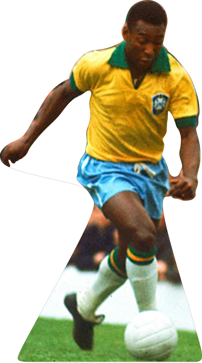 PELE BRAZIL 68" TALL CARDBOARD CUTOUT STANDEE - PARTY DECOR – Standee ...