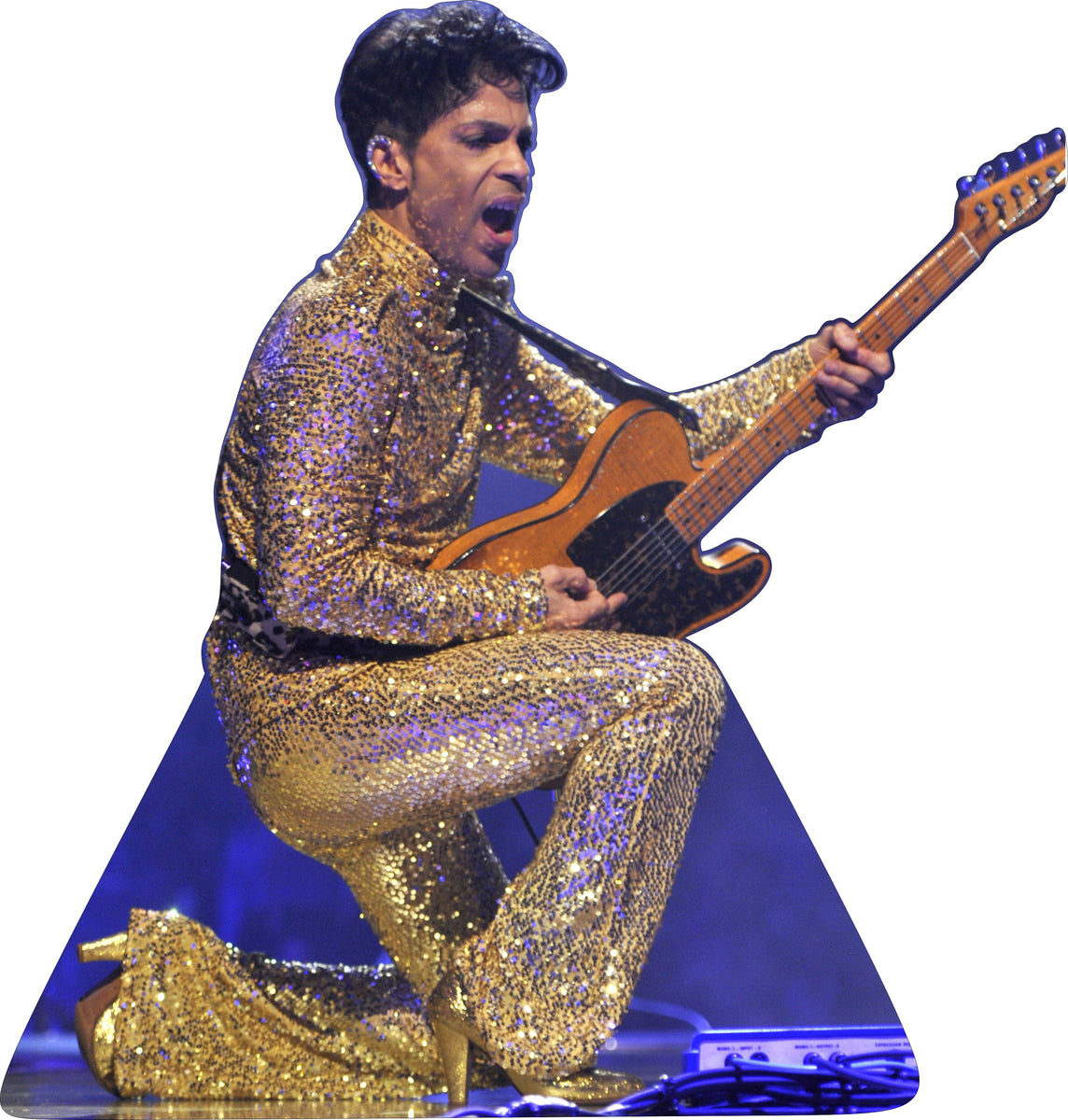 PRINCE - Gold Sequins & Heels - 46"Tall Cardboard Cutout Standee ...