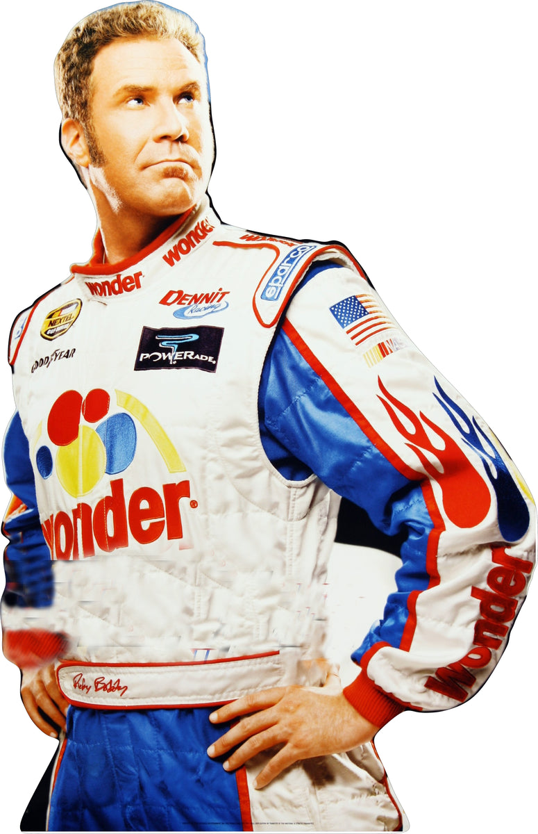 RICKY BOBBY-WILL FERRELL-NASCAR DRIVER - TORSO SIZE 70" TALL LIFE SIZE ...