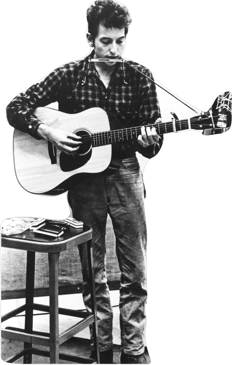 BOB DYLAN - COMPOSING 66" TALL CARDBOARD CUTOUT STANDEE - PARTY DECOR ...